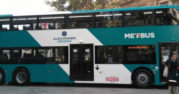 Micro de dos pisos del Transantiago comenzó su periodo de prueba — Pudahuel