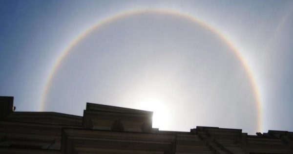 ¿Qué es ese círculo que se vio alrededor del Sol? Descubre en qué ...