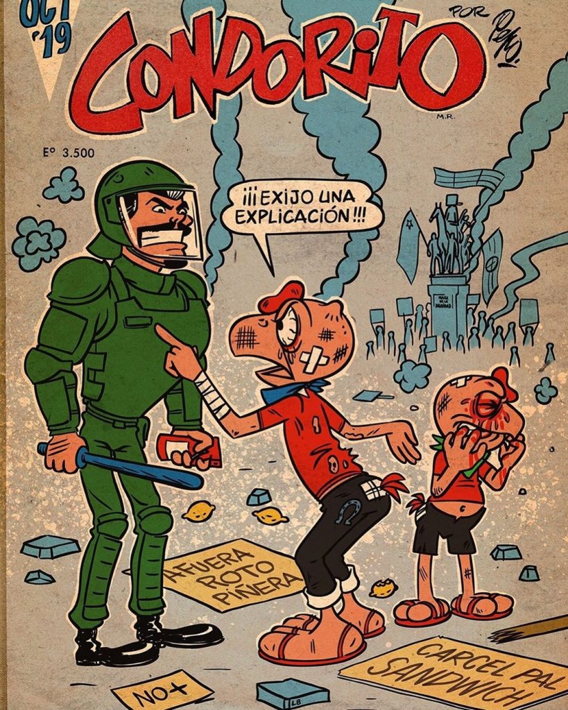 Portada de "Condorito" fue cambiada siguiendo el conflicto social de ...