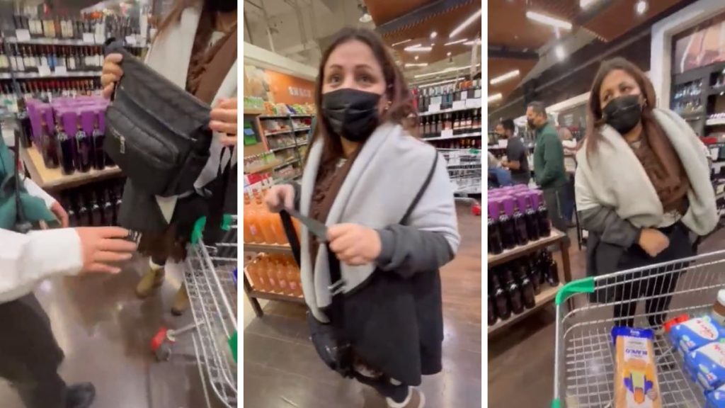 Mujer es sorprendida robando en un supermercado y así reaccionó — Pudahuel