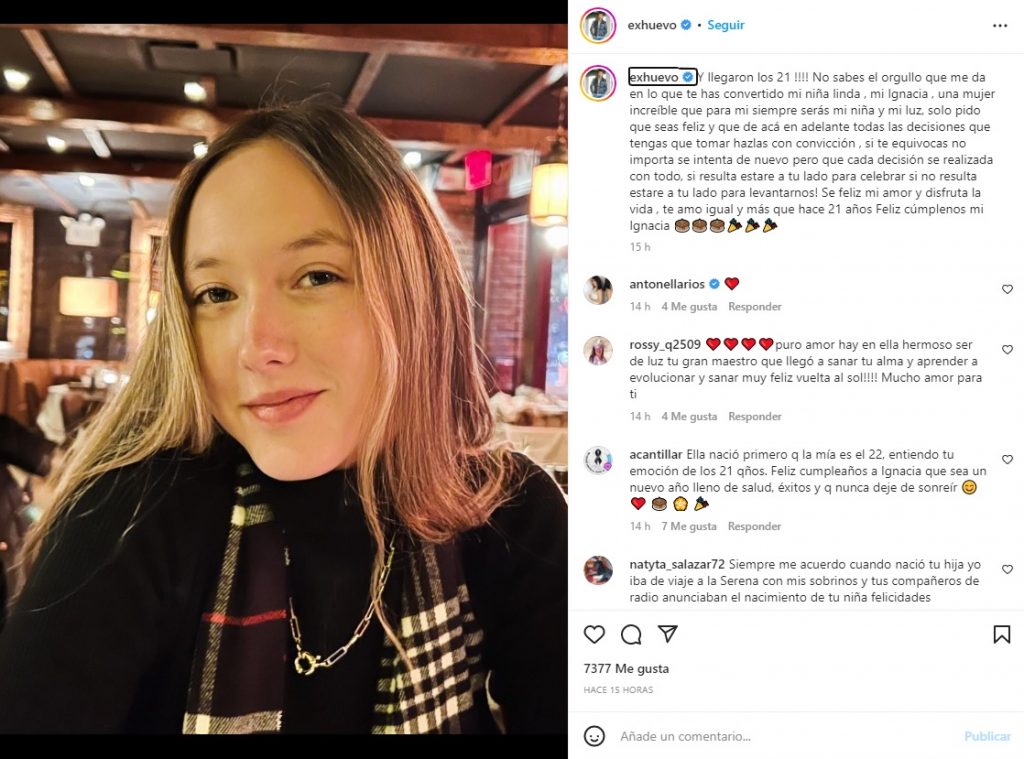 Daniel Fuenzalida compartió emocionante mensaje por el cumpleaños de su ...