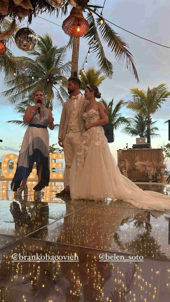 Así fue la soñada boda de Belén Soto en México: Ex «Papi Ricky» dio el ...