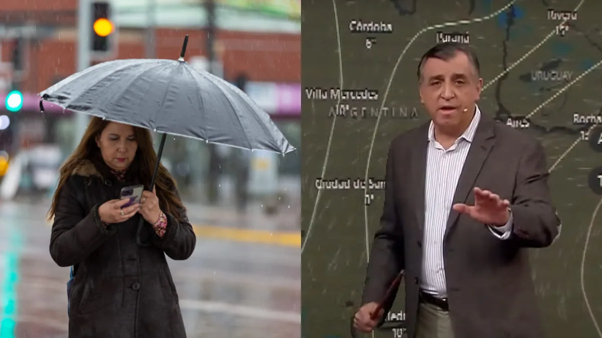 Lluvia en Santiago, hoy lunes 5 de agosto: Meteorólogo Iván Torres reveló en TVN a qué hora ...