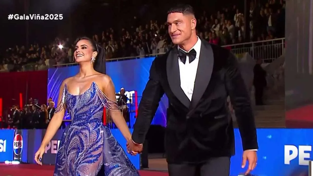 Emilia Dides y Sammis Reyes confirman su romance en plena gala del Festival de Viña 2025 — Pudahuel