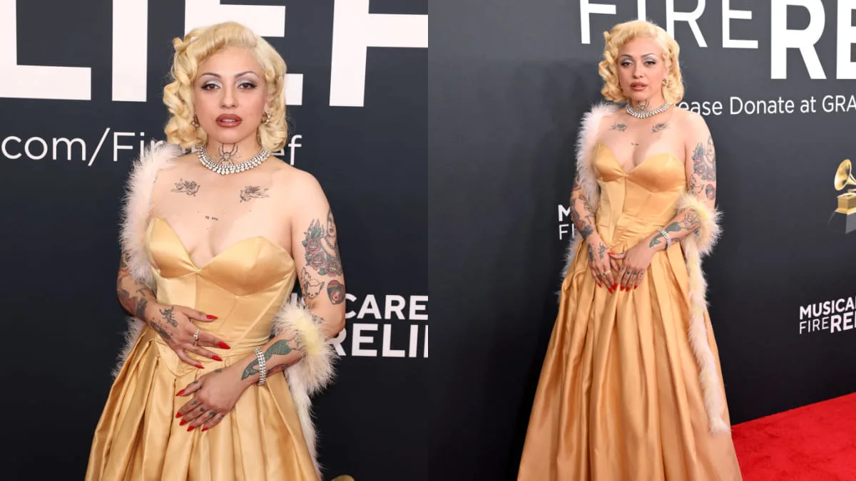 ¡Llegó al estilo Marilyn Monroe! Premios Grammy 2025! Así fue el paso de Mon Laferte en la ...